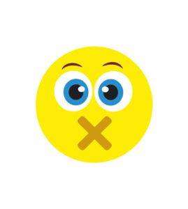 Wretched Mouth Shut Face Emoji Vector Art - Design Shop by AquaDigitizing