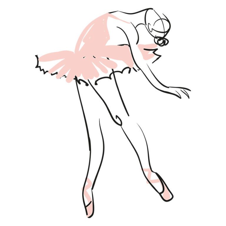 Cambre Ballet Technique Vector Art - Design Shop by AquaDigitizing