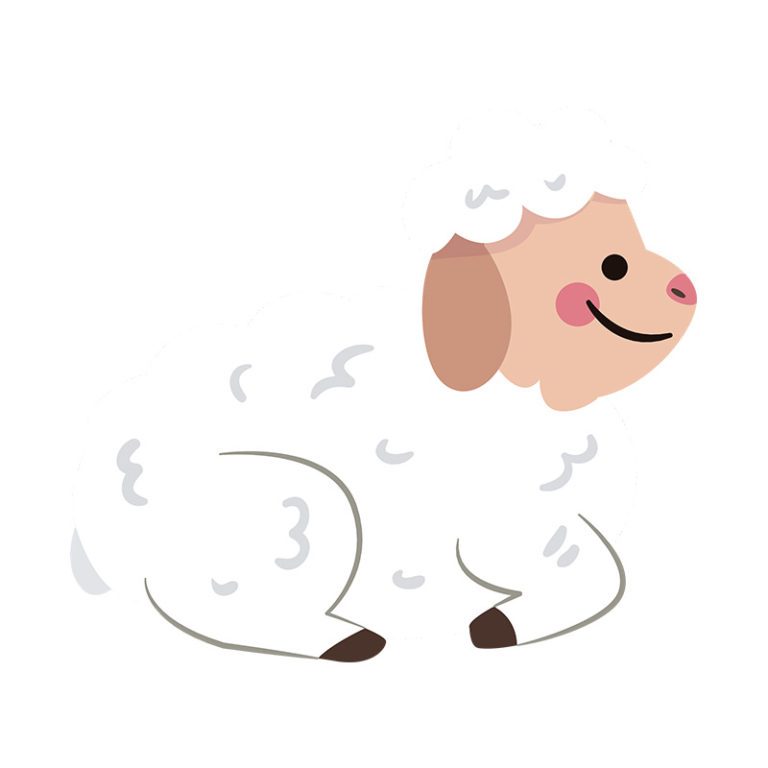 Spiritual Jesuss White Lamb Animated Vector Art - Design Shop by ...
