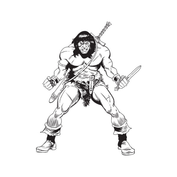 Free Angry Barbarian Vector Design - Design Shop by AquaDigitizing