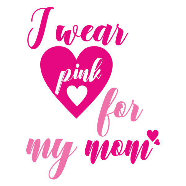Encouraging Mom Fighting Cancer Vector Art - Design Shop by AquaDigitizing