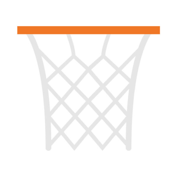 Orange Rim Basketball Net Vector Art - Design Shop by AquaDigitizing