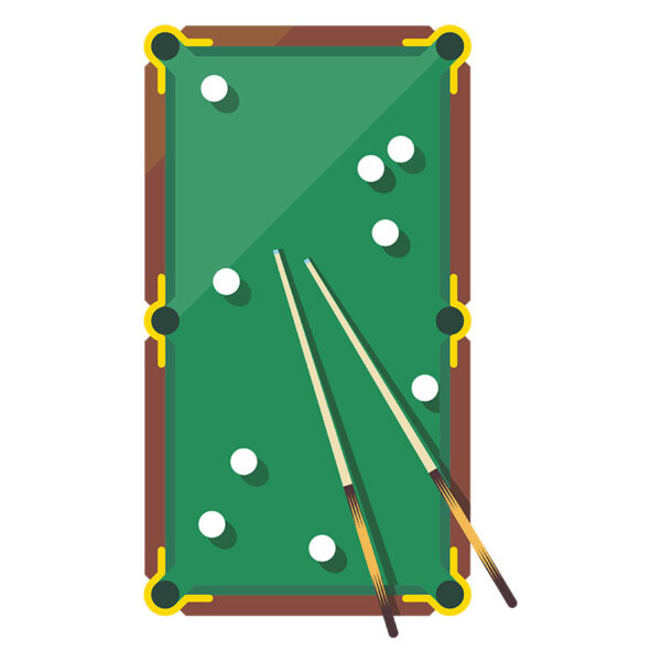 Billiard Pool Table Vector Art - Design Shop by AquaDigitizing