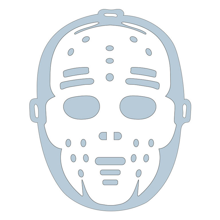 Ice-Hockey Goaltender Goalie Mask Vector Art - Design Shop by ...
