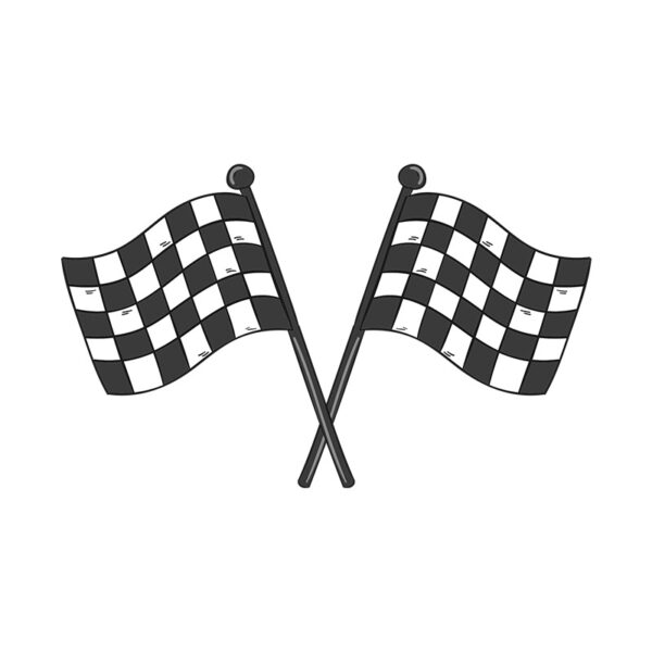Racing Flags Vector Art - Design Shop by AquaDigitizing