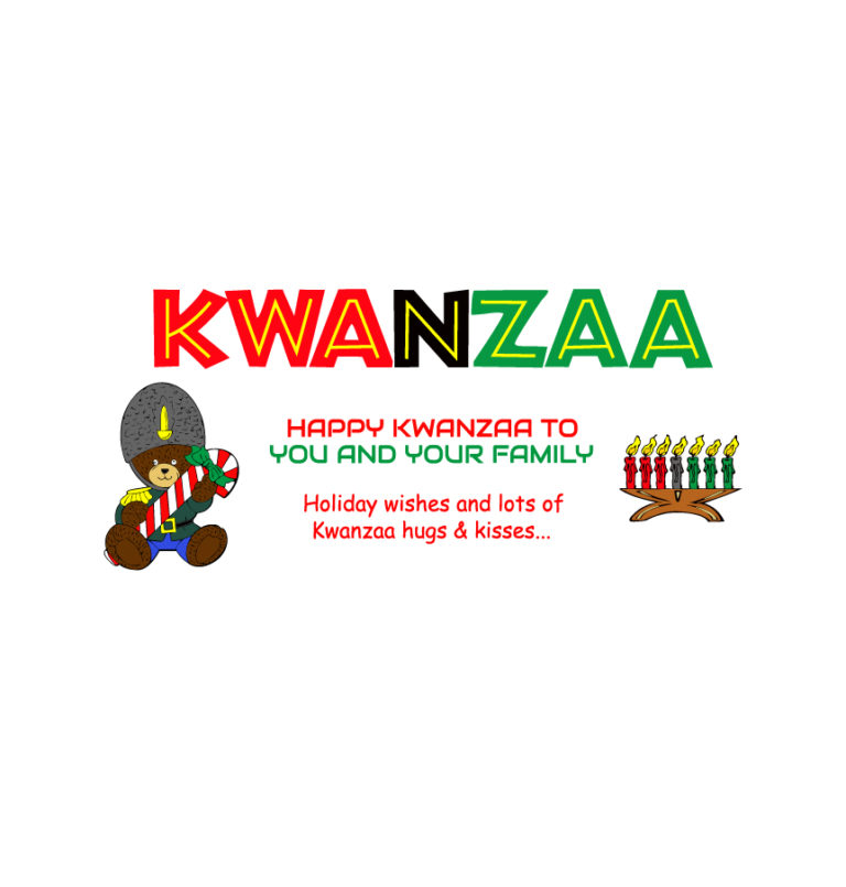 happy kwanzaa - Design Shop by AquaDigitizing