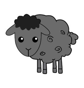 gray sheep vector - Design Shop by AquaDigitizing