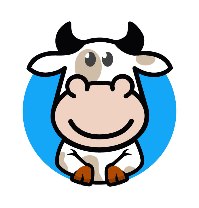 happy cow design art - Design Shop by AquaDigitizing