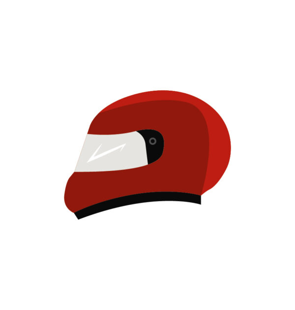 Motor Helmet Vector - Design Shop by AquaDigitizing