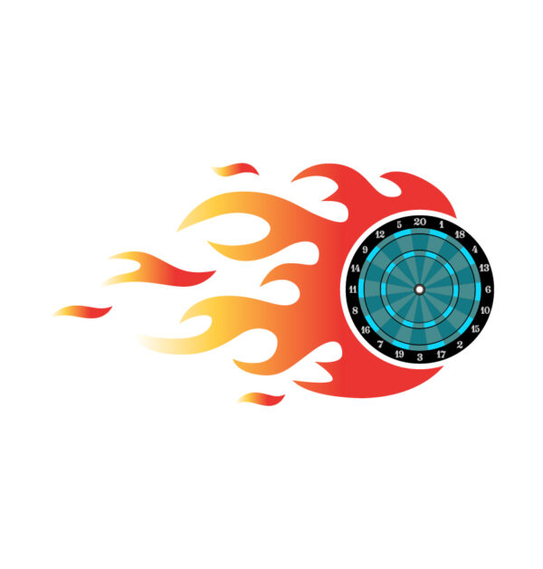 fire dart board - Design Shop by AquaDigitizing