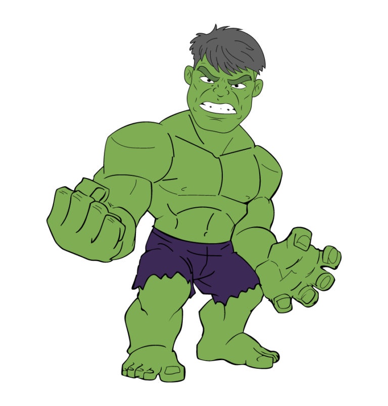 Halk cartoon - Design Shop by AquaDigitizing