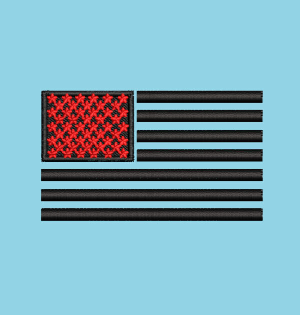 MILITARY MINDSET FLAG EMBROIDERY DESIGN | USA MILITARY FLAG EMBROIDERY ...