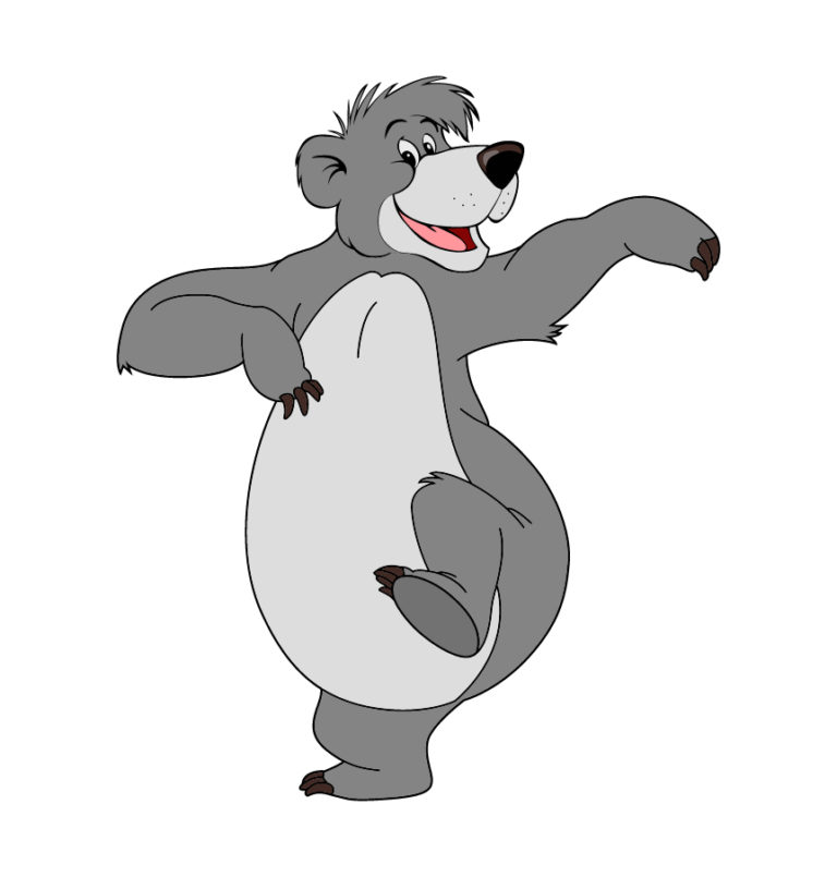 Baloo cartoon - Design Shop by AquaDigitizing