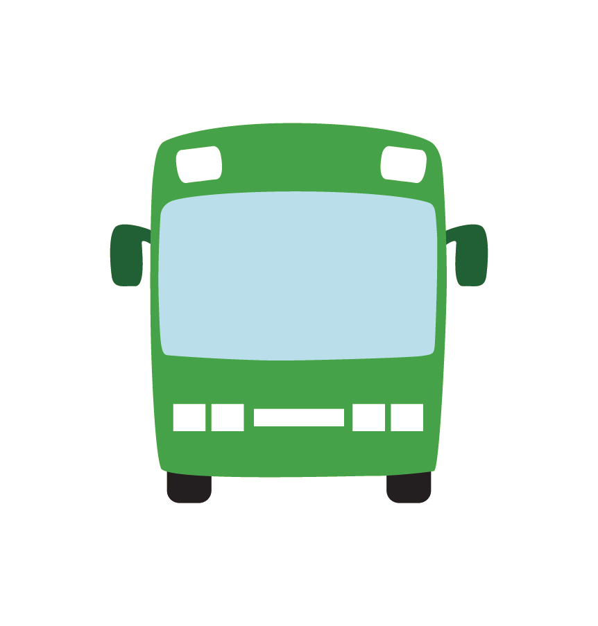 Green Bus Vector - Design Shop by AquaDigitizing