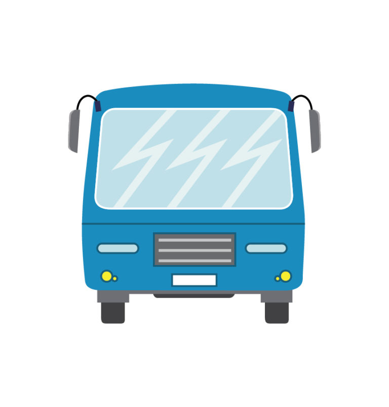 Simple Bus Vector Design - Design Shop by AquaDigitizing