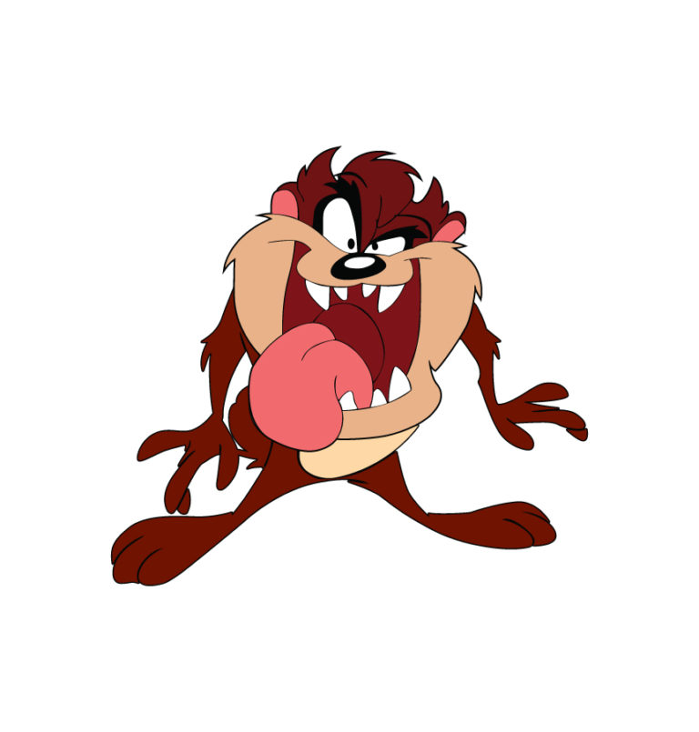 Taz cartoon vector - Design Shop by AquaDigitizing