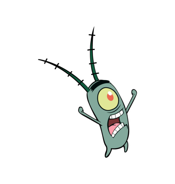 plankton cartoon vector - Design Shop by AquaDigitizing