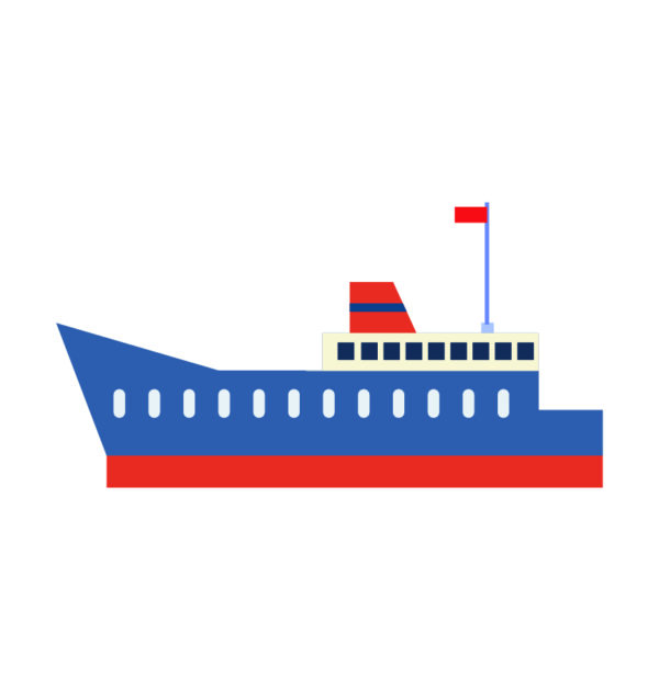 Passenger Ship Vector - Design Shop by AquaDigitizing