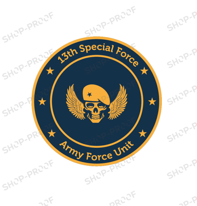 13th Special Force Logo Vector - Design Shop by AquaDigitizing
