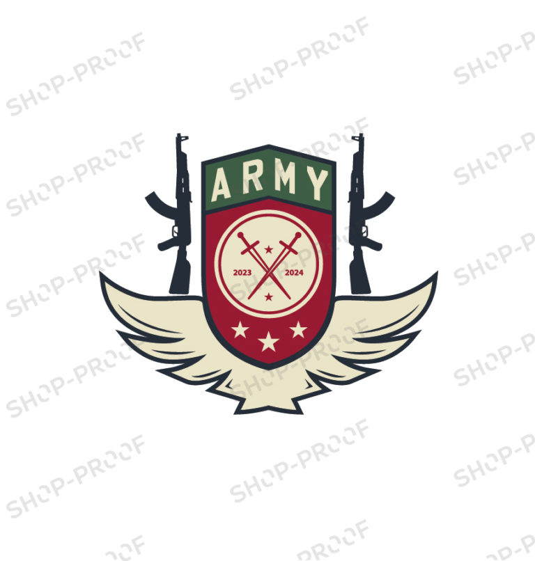 Army 2023 to 2024 Logo Vector - Design Shop by AquaDigitizing