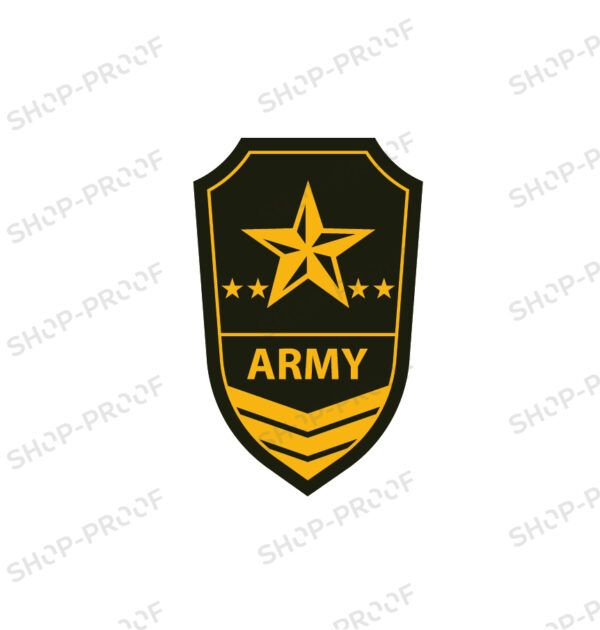 Army Badge Vector - Design Shop by AquaDigitizing