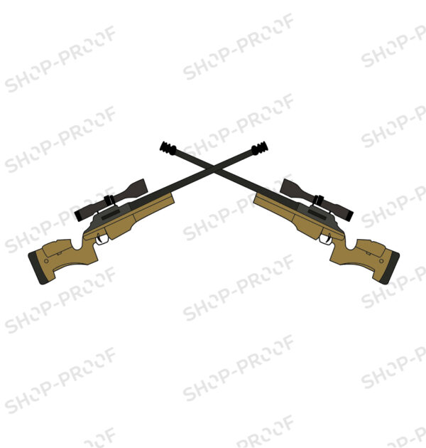 Double Sniper Gun Vector - Design Shop by AquaDigitizing