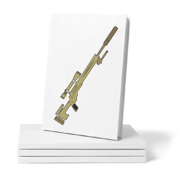 Enhanced Sniper Rifle Vector - Design Shop by AquaDigitizing