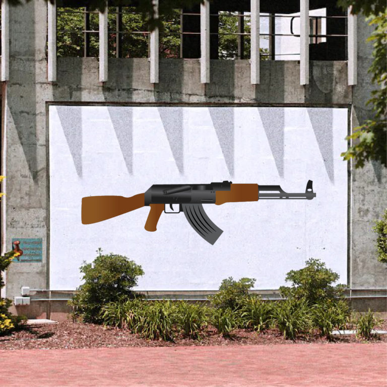 Kalashnikov Us Military gun Vector - Design Shop by AquaDigitizing
