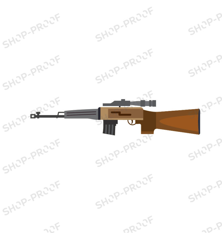 US Army Military Sniper Gun Vector - Design Shop by AquaDigitizing