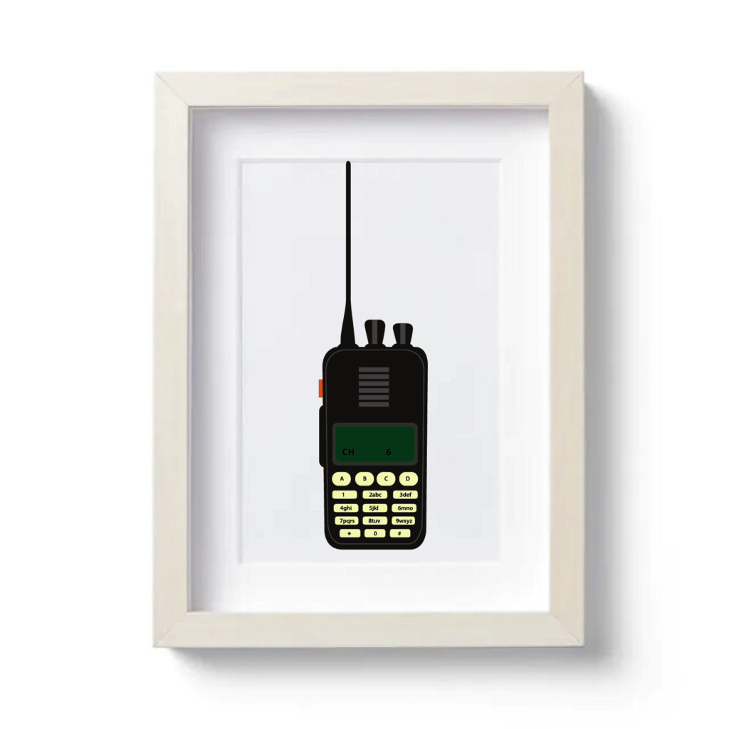 Army Military Radio Vector - Design Shop by AquaDigitizing