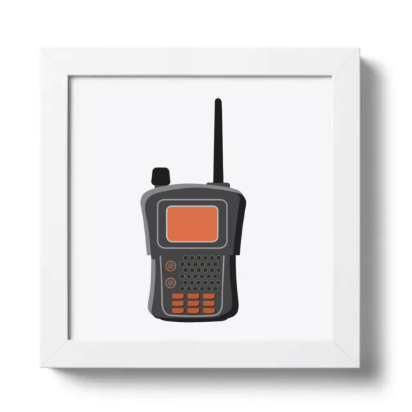 Army Radio Walkie Talkie Vector - Design Shop by AquaDigitizing