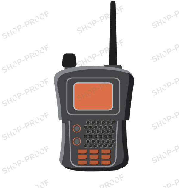 Army Radio Walkie Talkie Vector - Design Shop by AquaDigitizing