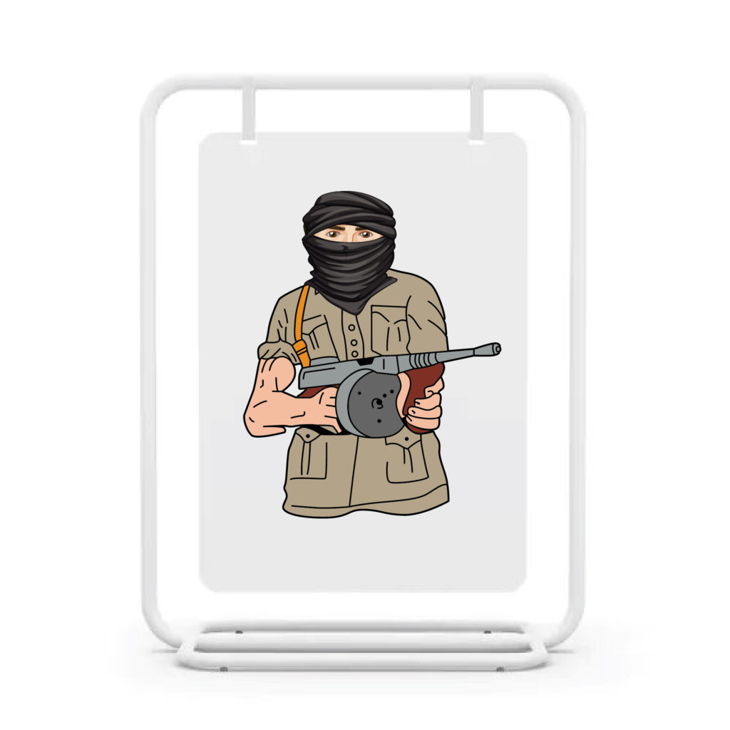 Army Soldier Man Vector Design - Design Shop by AquaDigitizing