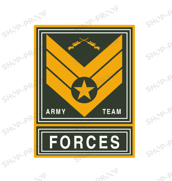 Army Team Forces - Design Shop by AquaDigitizing