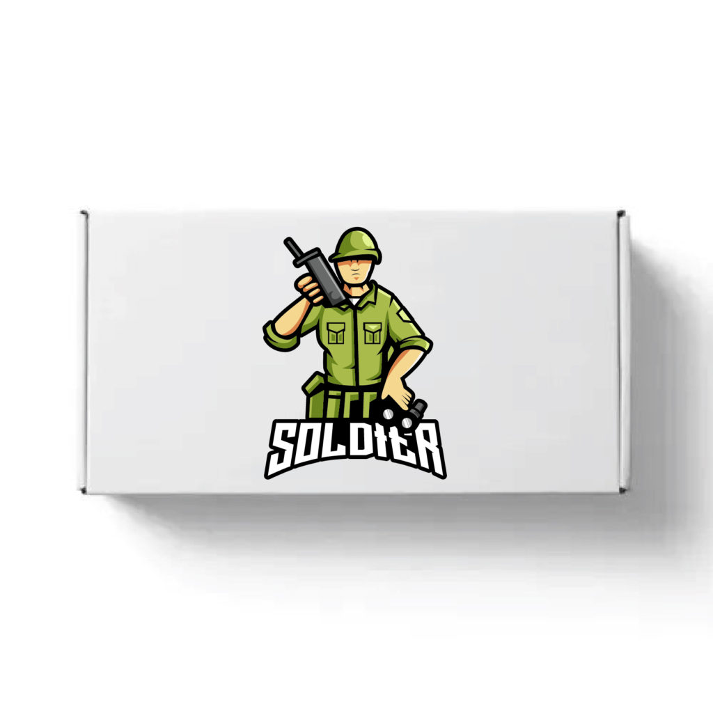 Creative Army Soldier Vector - Design Shop by AquaDigitizing