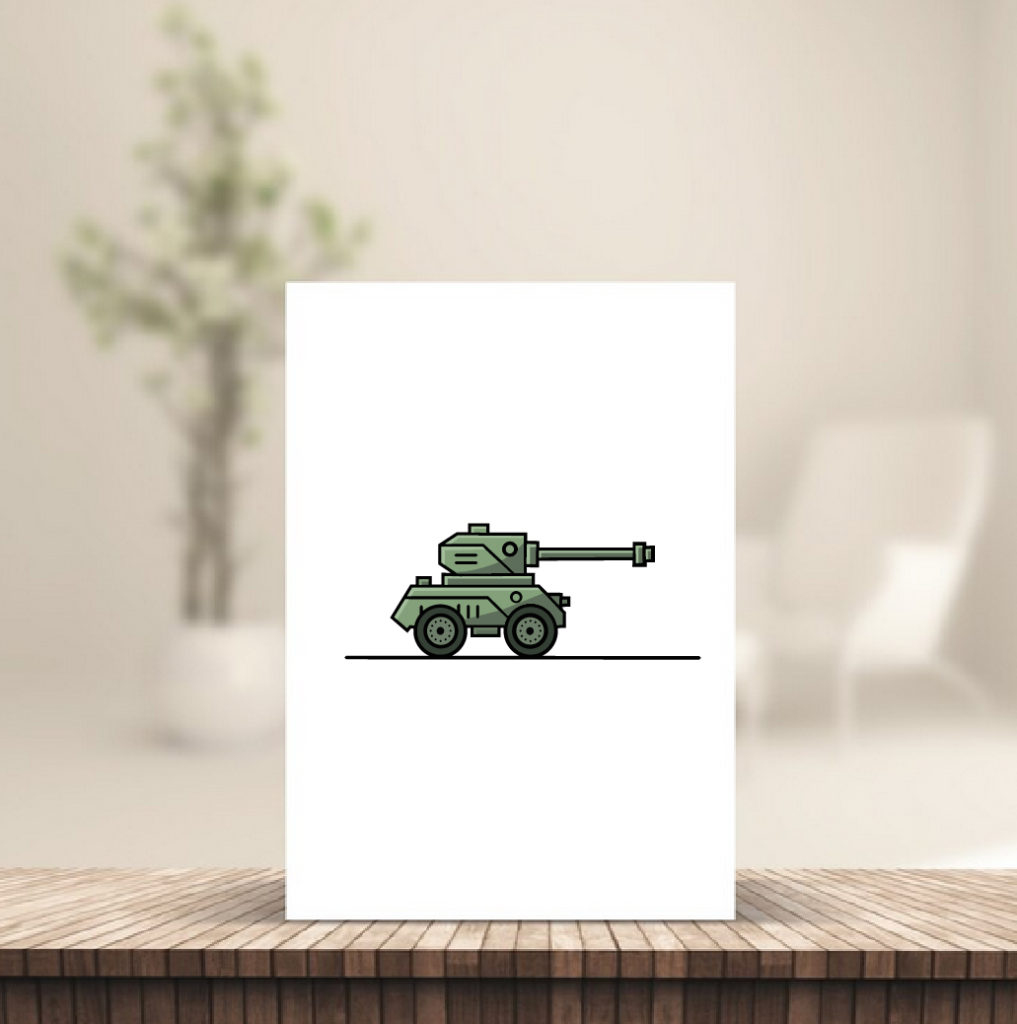 US.Army Tank Vector - Design Shop by AquaDigitizing
