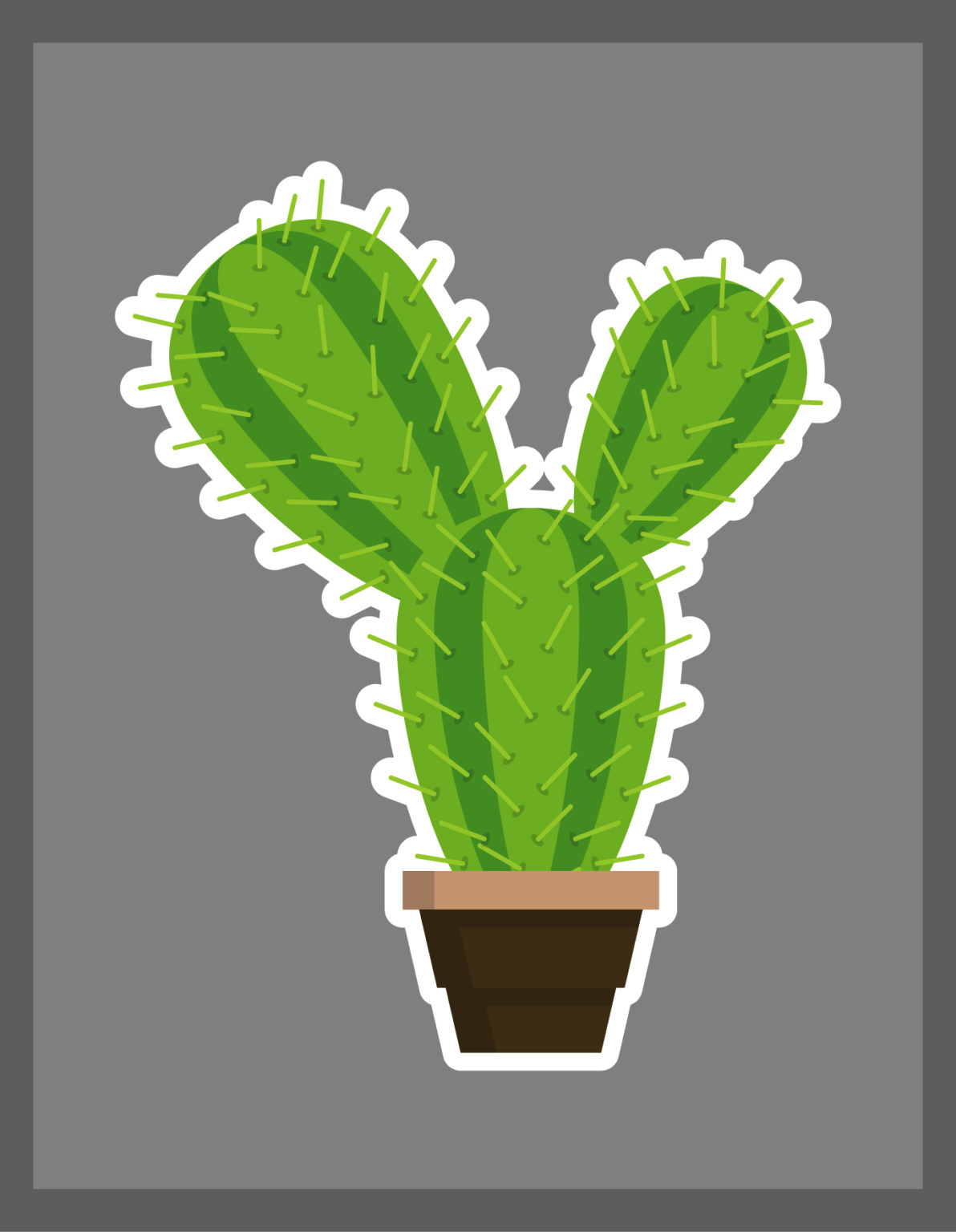 Royal Premium Cactus Vector - Design Shop by AquaDigitizing
