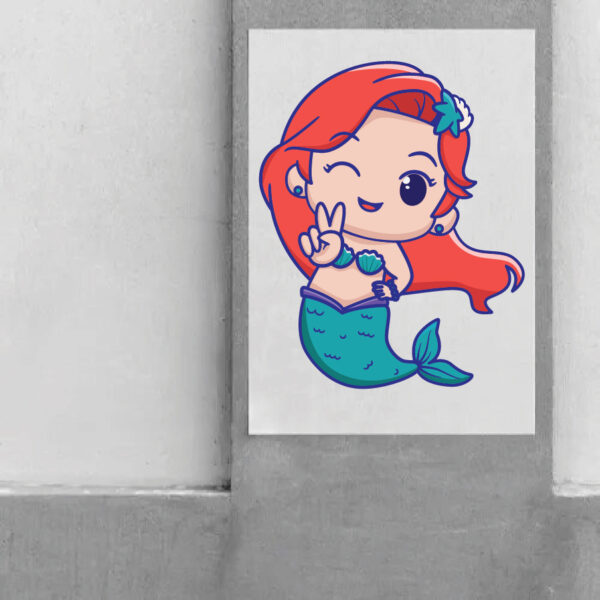 Little Mermaid Design Vector - Design Shop by AquaDigitizing
