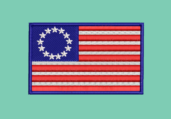 BETSY ROSS FLAG EMBROIDERY DESIGN ROSS FLAG EMBROIDERY DESIGN CIRCLE ...