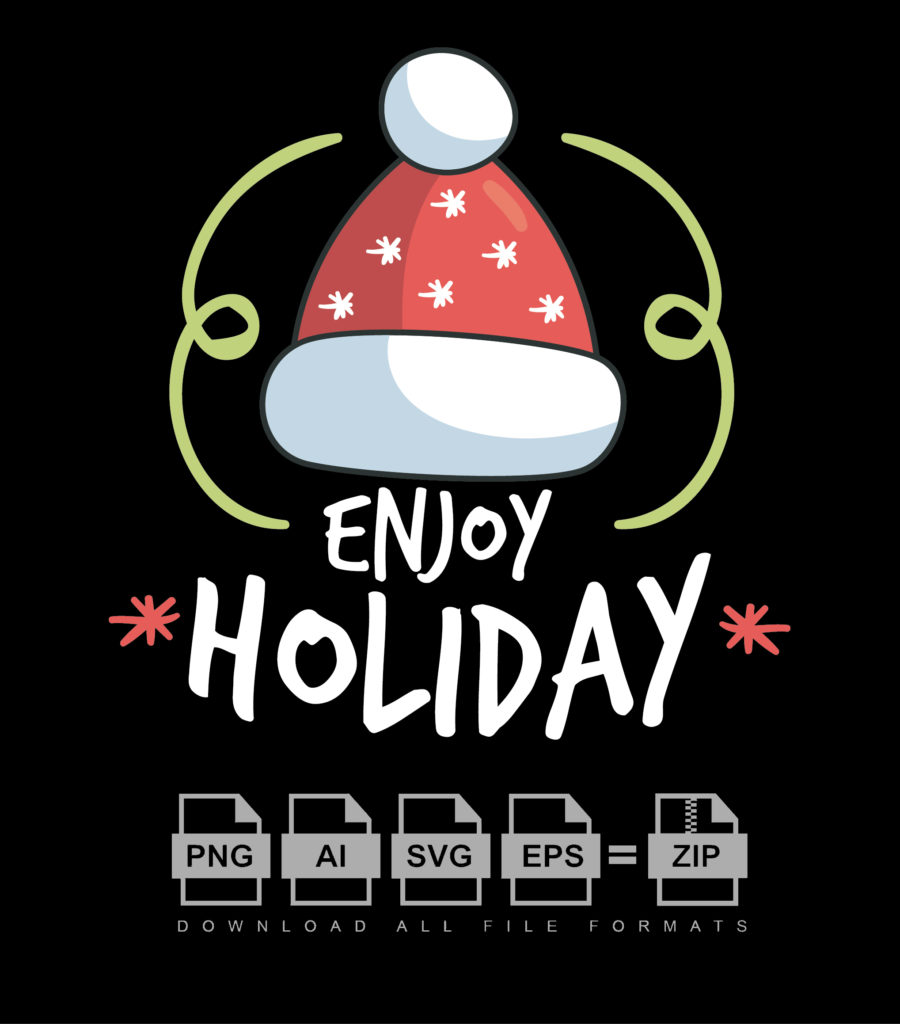 Enjoy Holiday - Design Shop by AquaDigitizing