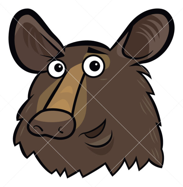 Boar Face Front View Royalty Vector - Design Shop by AquaDigitizing