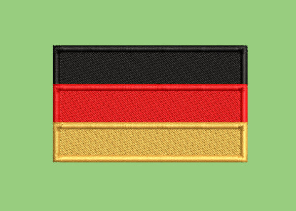 GERMAN FLAG RRC EMBROIDERY DESIGN GERMANY FLAG EMBROIDERY DESIGN EUROPE ...