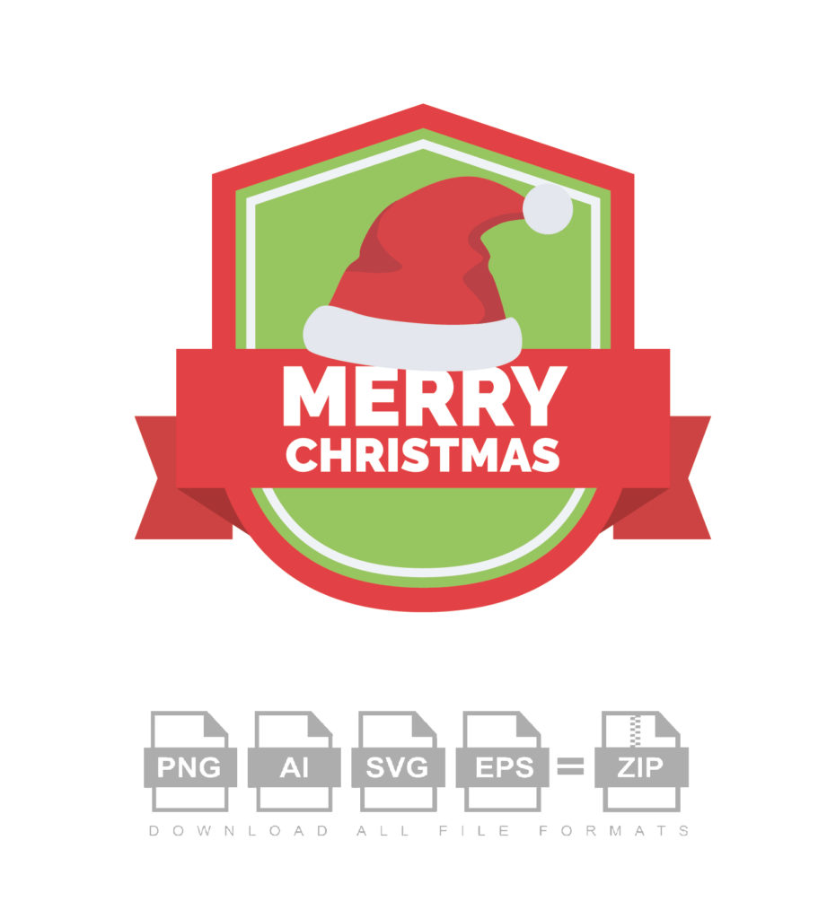 Merry Christmas Cap Vector - Design Shop by AquaDigitizing