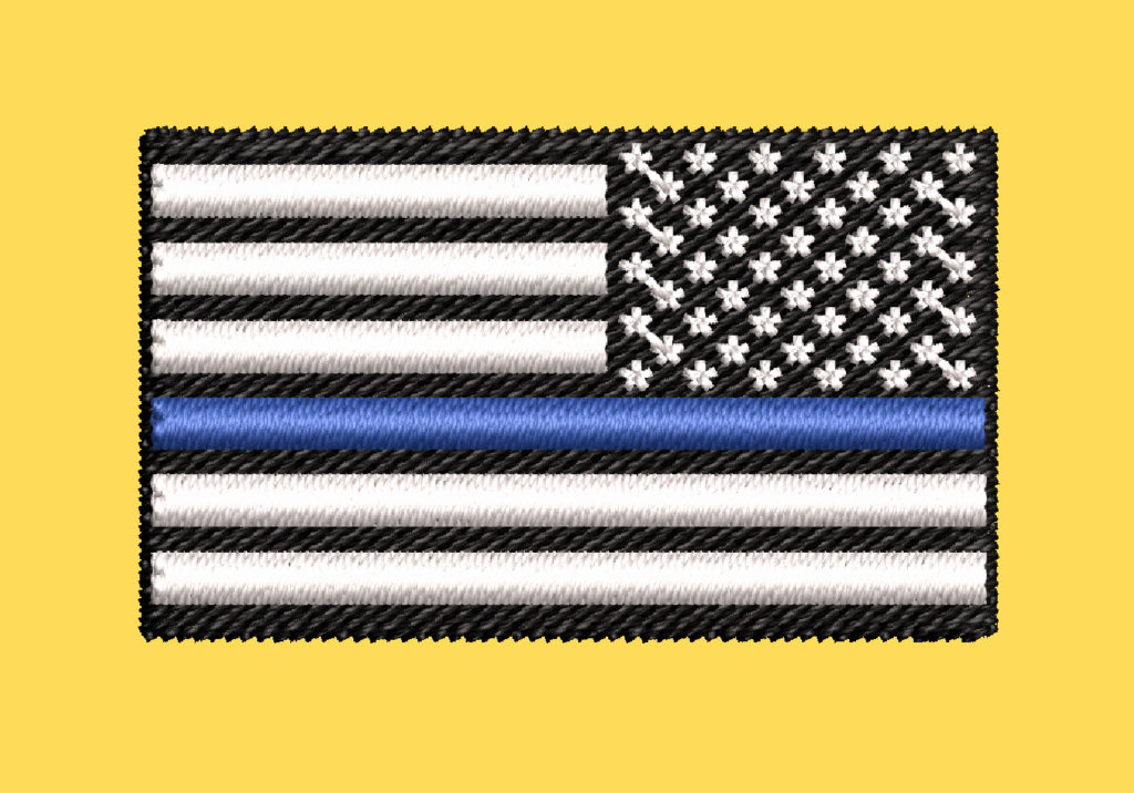 POLICE FLAG EMBROIDERY DESIGN USA POLICE FLAG EMBROIDERY DESIGN DEFENCE ...