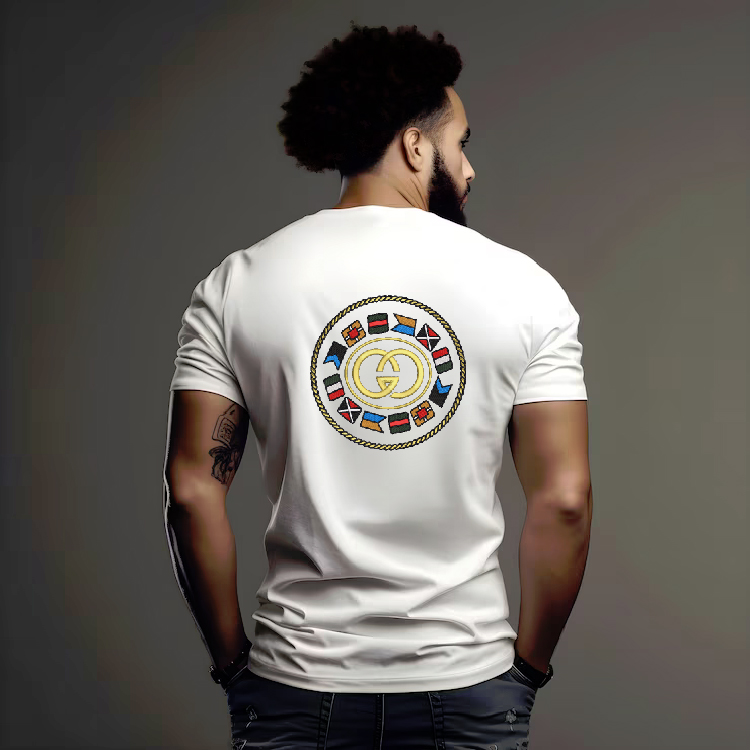 GUCCI FLAG OVAL EMBROIDERY DESIGN FLAG CIRCLE EMBROIDERY DESIGN FLAG ...