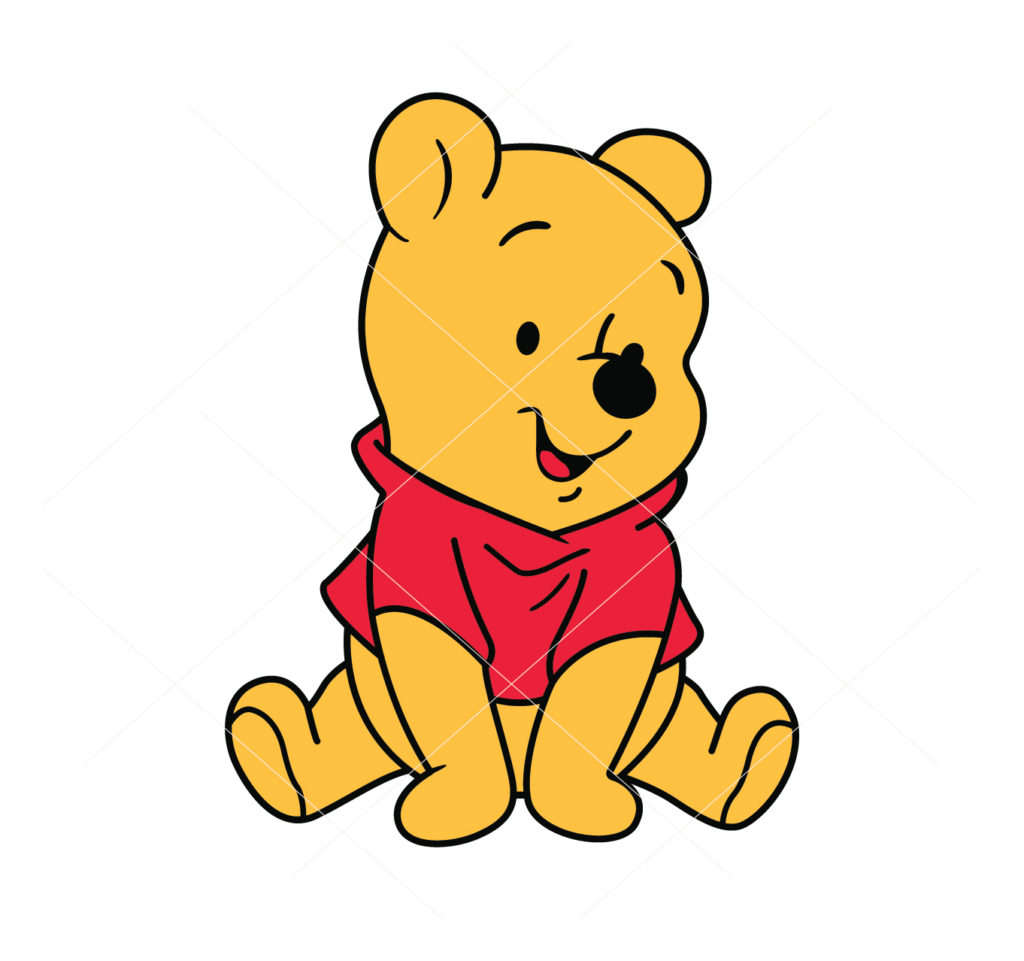 Cute Winnie The Pooh Vector - Design Shop by AquaDigitizing