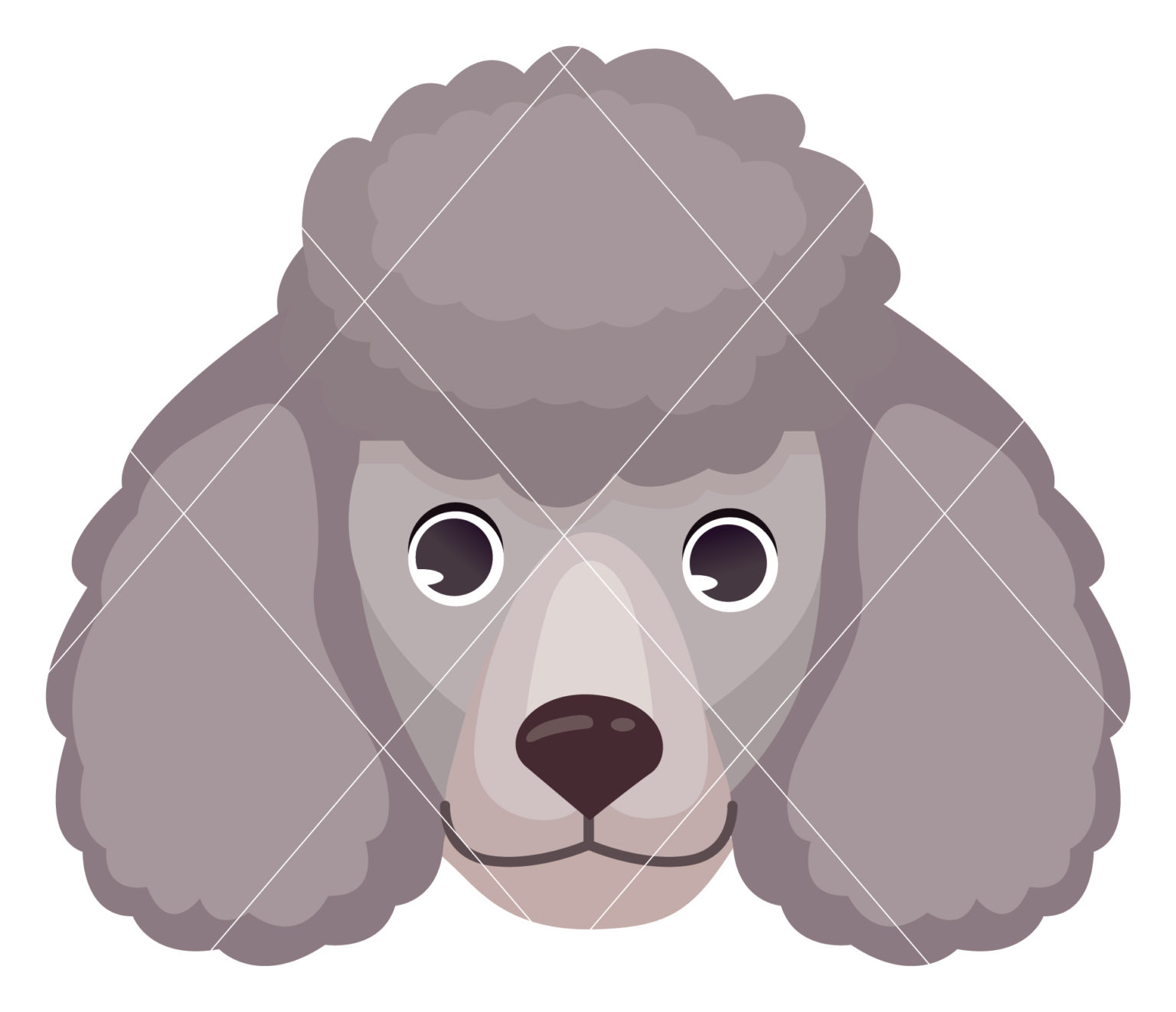 Standard Poodle Vector - Design Shop by AquaDigitizing
