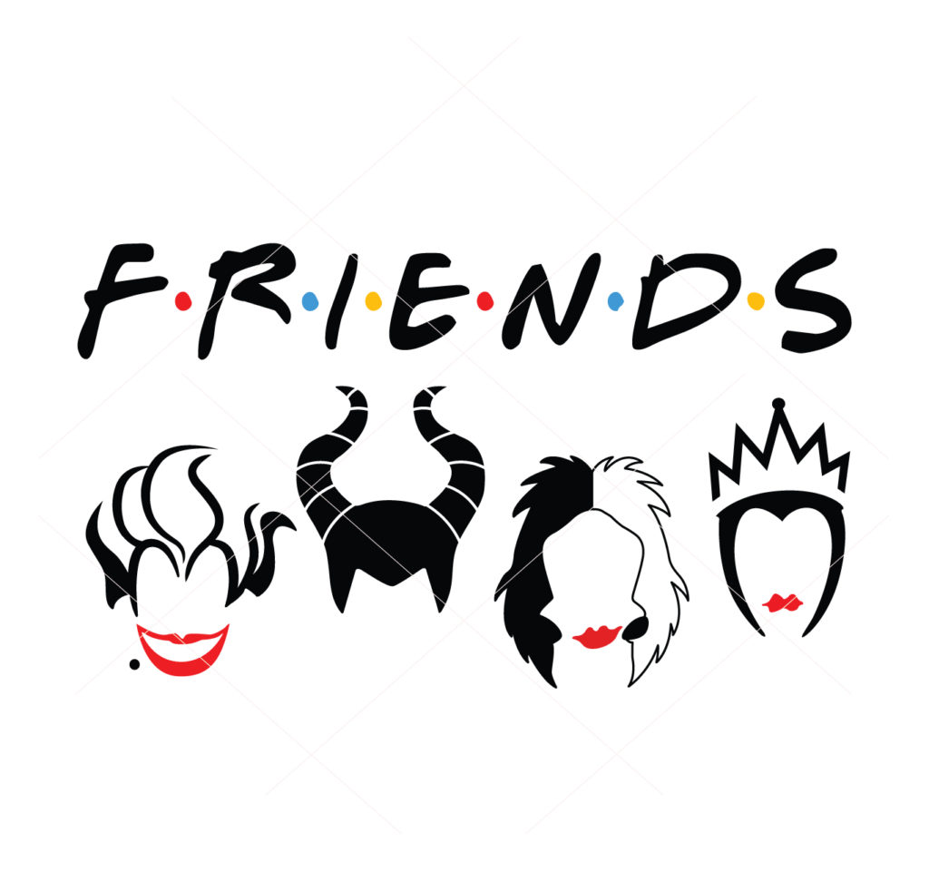 Villains Friends Vector - Design Shop by AquaDigitizing