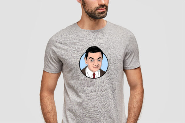 Creative Design Vector Of Mr Bean - Design Shop by AquaDigitizing