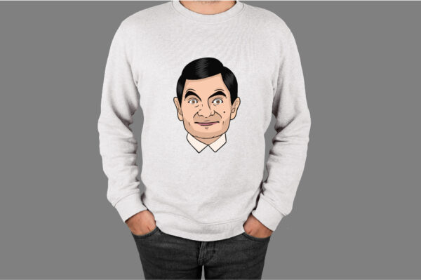 Mr Bean Design Vector In Smile - Design Shop by AquaDigitizing